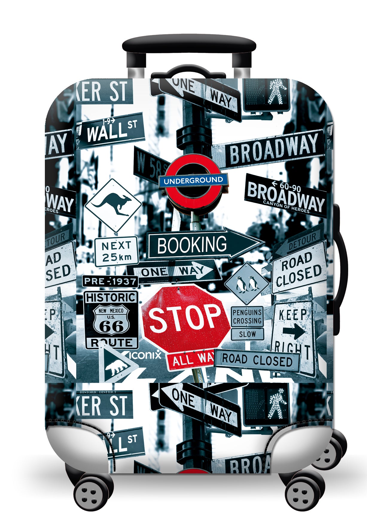 Printed Luggage Protector - Road Trip Travel