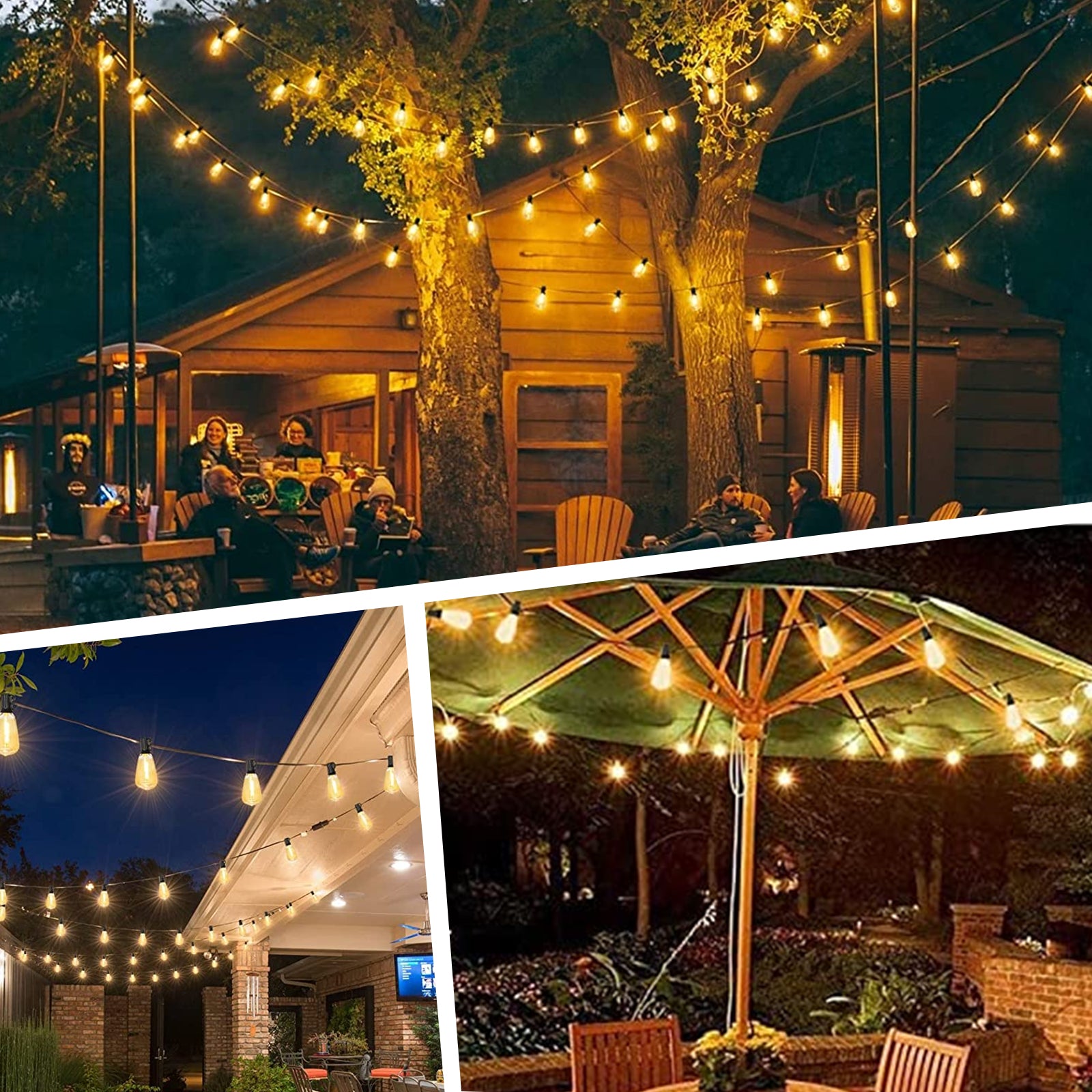 12 LED Bulb 1.5W Solar String Lights - ST38