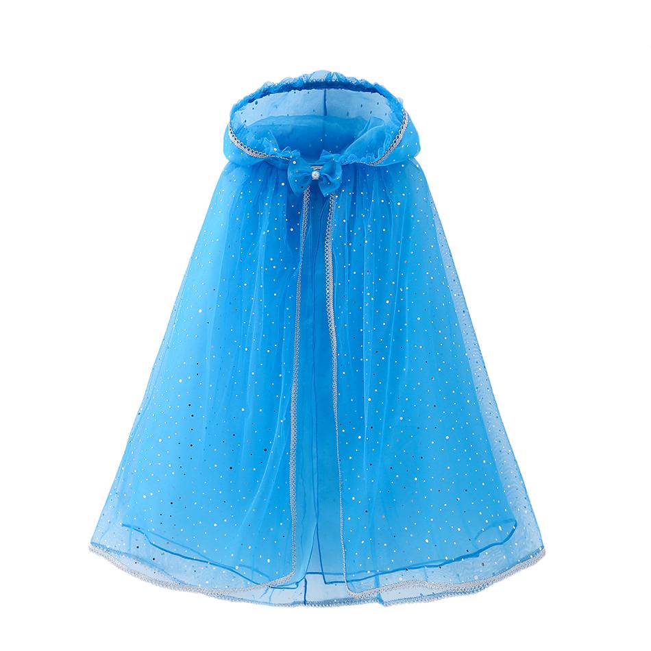 Blue Kids Hooded Cape E83