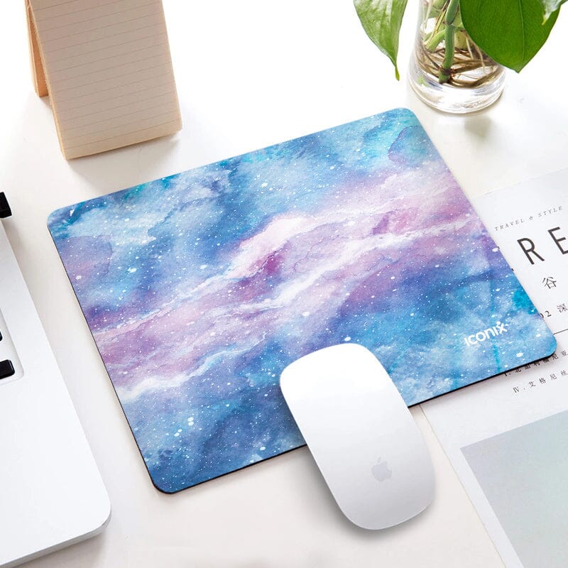 Rectangle Milky Way Blue Mouse Pad